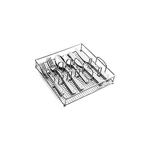 Cambridge Silversmiths Sand 40-Piece Tabitha Pebble w/Chrome Buffet, Service for 8