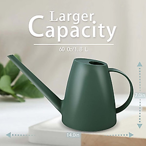 Watering Can for Indoor Plants, Small Watering Cans for House Plant Garden Flower, Long Spout Water Can for Outdoor Watering Plants 1.8L 1/2 Gallon