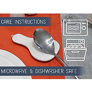 Nat & Jules Pumpkin Gourd Shaped 6.5 x 4 Inch Ceramic Spoon Rest: Cheerful Fall & Thanksgiving Decorations for Indoor Home Kitchen & Table Décor & Centerpiece, Cream