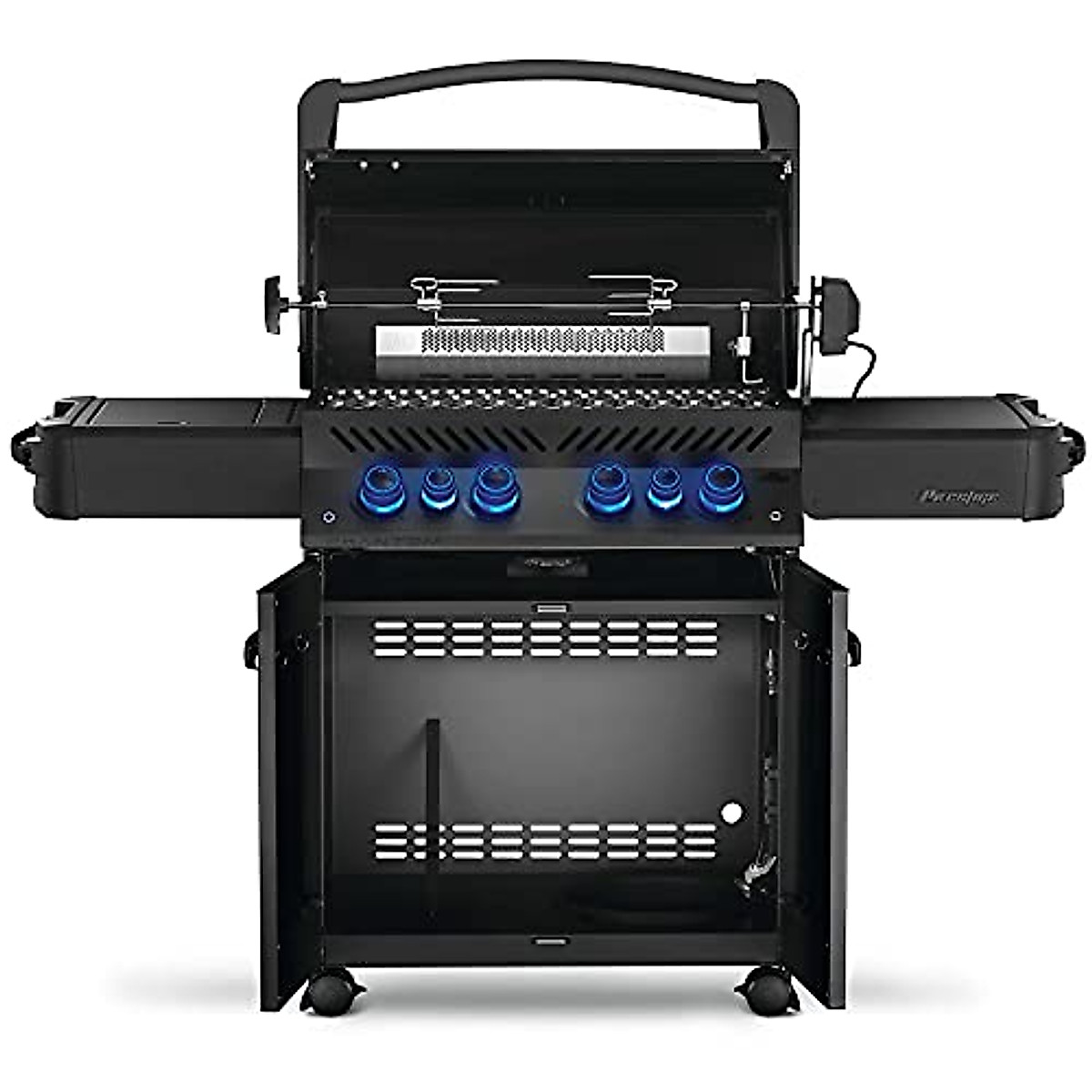 Napoleon PHANTOM Prestige 500 BBQ Grill, Matte Black, Natural Gas - P500RSIBNMK-3-PHM Premium Barbecue Gas Cart