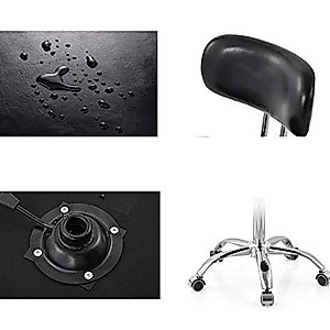 ZLBYB Office PC Desk Chairs, Faux Leather Executive Computer Chair Home Office 360°Swivel Chairs with Armrests and Backrest (Color : D)