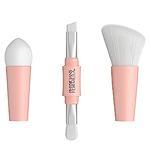 Physicians Formula 4-in-1 Makeup Brush and Sponge Set, 3 Premium Brushes In One and Precision Makeup Sponge, For Powder and Liquid Make up
