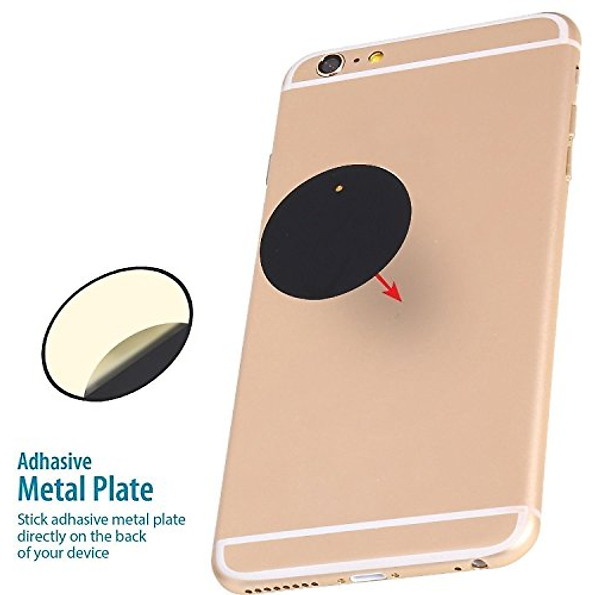 WixGear Magnetic Bike Mount, Universal Magnetic Bicycle & Motorcycle Handlebar Phone Holder for Cell Phones and GPS with Fast Swift-Snap Technology, Magnetic Bike Phone Holder