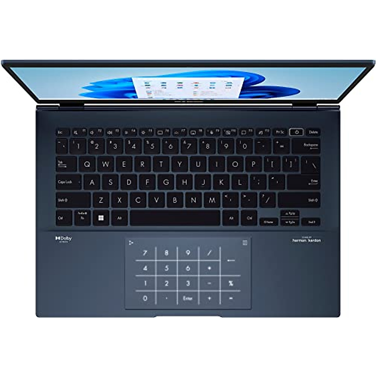 ASUS ZenBook 14 Home & Business Laptop (Intel i5-1240P 12-Core, 8GB LPDDR5 4800MHz RAM, 256GB SSD, Intel Iris Xe, 14.0" 90Hz 2880 x 1800, WiFi, Bluetooth, Backlit KB, Webcam, Win 11 Home) with Hub