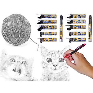 June Gold 440 Pieces, 0.7 mm HB #2 Lead Refills, 110 Pieces Per Tube, Medium Thickness, Break Resistant Lead/Graphite (Pack of 4 Dispensers)