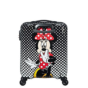 American Tourister Unisex-Adult's Children's Luggage, Multicolour (Minnie Mouse Polka Dot), S (55 cm-36 L)