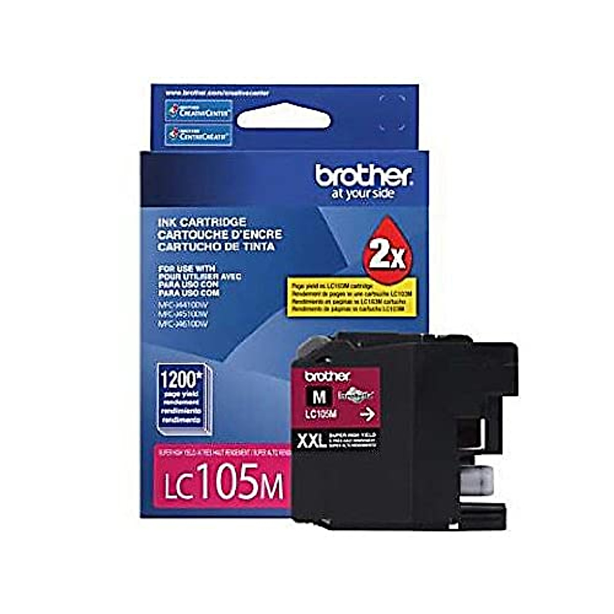 Brother Innobella LC105MS Ink Cartridge - Magenta