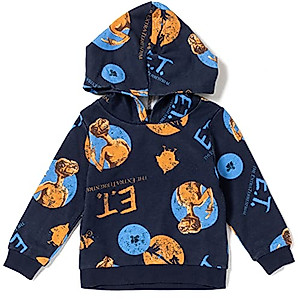 ET the Extra-Terrestrial Little Boys French Terry Pullover Hoodie and Pants Outfit Set Blue 7-8