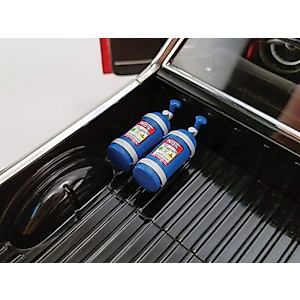 1965 El Camino Drag Outlaws Red with White Stripes Limited Edition to 354 Pieces Worldwide 1/18 Diecast Model Car by Acme A1805411