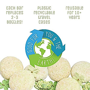 Sweet & Sassy 3 Shampoo Bars. Made in the USA. All Natural, Organic, SLS Free, Plastic Free, Safe for Color Treated Hair - Coconut Smiles.