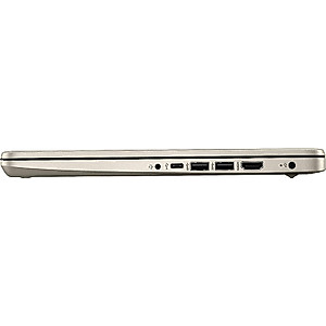 2020 HP 14" HD (1366 x 768) Thin and Light Laptop PC, Intel Celeron N4020 Dual-Core Processor, 4GB DDR4 RAM, 64GB eMMC, HDMI, WiFi, Bluetooth, Webcam, Windows 10 S, 1 Year Microsoft 365, Pale Gold