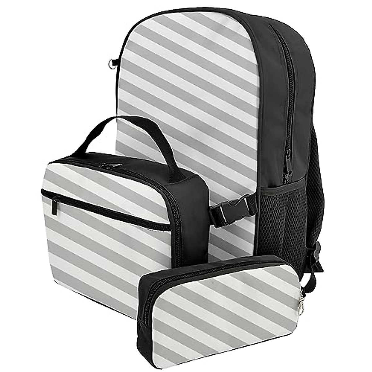 Yurcstr Anime Backpack Large Capacity Backpack Set, School Bag With Lunch Box and Pencil Case. School Backpack For Boys and Girls.1