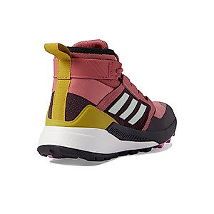 adidas Women's Terrex Trailmaker Mid GTX Trail Running Shoe, Wonder Red/Linen Green/Shadow Maroon, 7.5