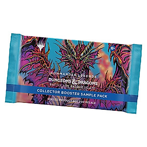 Magic: The Gathering Commander Legends: Battle for Baldur’s Gate Commander Deck – Party Time + Collector Booster Sample Pack