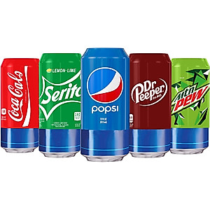 Skywin Silicone Can Sleeve - 5 Pack with Mix Can Cover Soda Silicone Can Sleeve (Mix Colors)