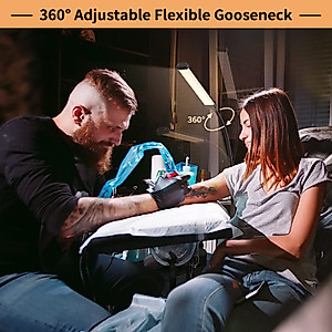 iFalarila Floor Lamp, Reading Lamps Floor Standing [120 LEDs with 3 Color Mode 3000K-6000K & 10 Brightness Setting] Dimmable Desk Light with Flexible Gooseneck for Living Room Bedroom Office