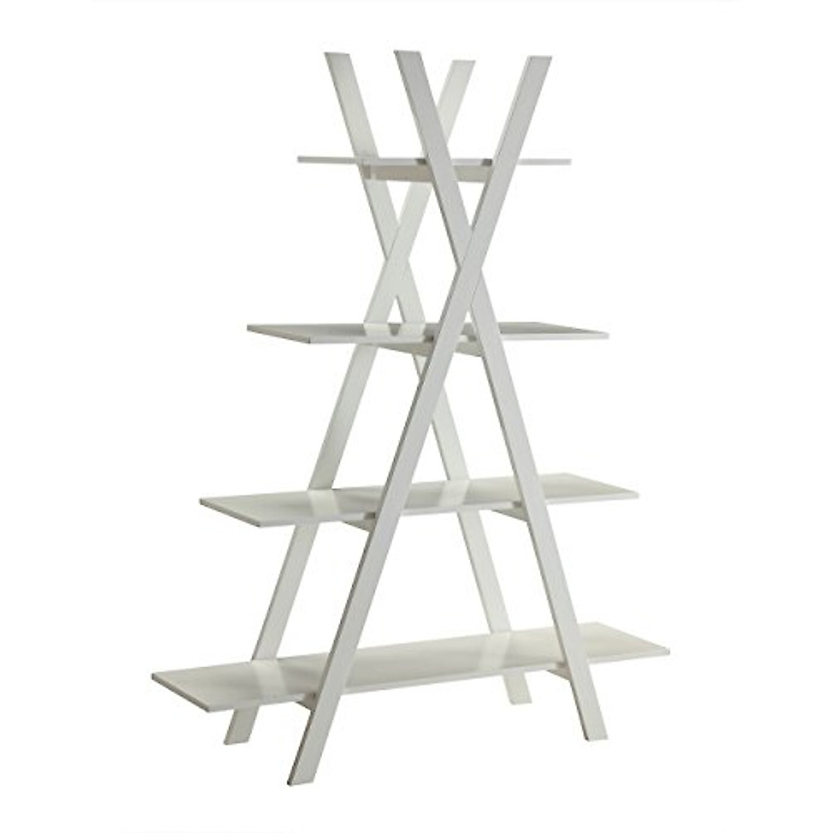 Convenience Concepts Oxford "A" Frame Bookshelf, White