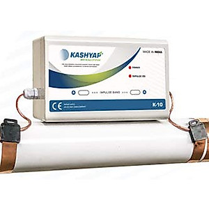 KASHYAP K10 Hard Water Mineral Descaler (2 inch pipes / 44 GPM) with water softener and clean water benefits