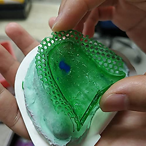 RESIONE 3D Printer Resin, C01 Dental Castable Resin High Precision for Direct Investment Casting Excellent Fluidity No Post-Curing Required for 3D Printing