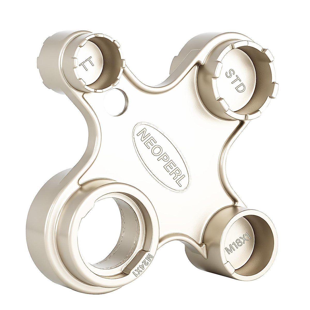 9-in-1 Faucet Aerator Removal Tool Kit(Metal), Heavy-duty Aerato Key for Concealed Threaded and Housed Aerateors,Fits M18 M22 M24 M28 TT TJ TF JR STD Sizes, Faucet Tool for Home Repair Plumbing