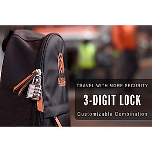 Chef Knife Bag (21+ Slots) is Padded, Includes a Padlock, Holds 21 Knives PLUS Your Knife Steel, a Zipped Tool Pouch, and More! Our Professional Line Knife Carrier Includes Name Card Holder (Bag Only)