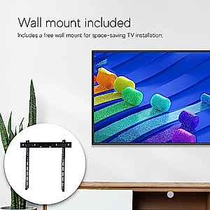 VIZIO 32 Inch D-Series Class HD Smart LED TV IQ Processor, V-Gaming Engine, Apple AirPlay and Chromecast Built-in + Free Wall Mount (No Stands), D32H-J09 (Renewed)
