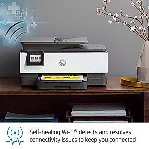 HP OfficeJet Pro 8025 All-in-One Wireless Printer with Smart Tasks for Home Office Productivity, 1KR57A (Renewed)