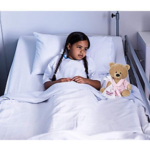 Ganz 10.5" Get Well Teddy with Pink Robe Plush