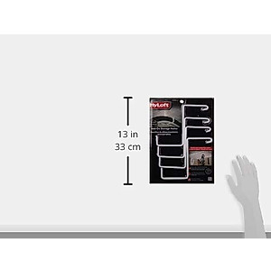 HyLoft 00212 Add-On Storage Hook Accessory for HyLoft Model-540 Ceiling Rack, 4 Count , White