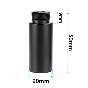 CAMVATE 5/8"-27 Female to 5/8"-27 Male Microphone Screw for Blue Yeti Nanos Mounting on Standard Blue Yeti Shock Mounts(2 inch, 2 Pieces) - 2553