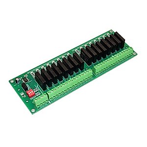 IOT Electronic 16 Channel I2C Solid State Relay Module Compatible for Arduino, Raspberry SSR 110V 240V Maximum Current per Relay – 2A Peak On Board LED Indicator with PCF8575 chip