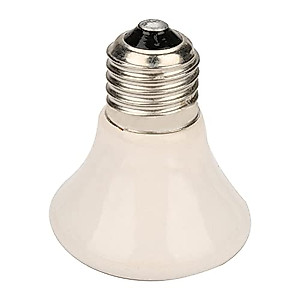 Bird Heat Lamp, 100w Ceramic Heat Emitter Heater Lamp Bulbs with Power Switch & anti biting Hanging Hook Design for Pet Brooder Coop Chicken Lizard Snake Aquarium (US Plug 110 to 120v)(Black)