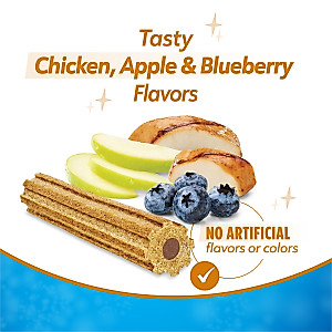 Dentalife Purina Plus Immune Support Chicken, Apple and Blueberry Flavor Large Dog Dental Chews