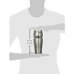 Thermos Outdoor Series Vacuum Insulated Tumbler, 16.5 fl oz (470 ml), Stainless Steel, ROD-001 S