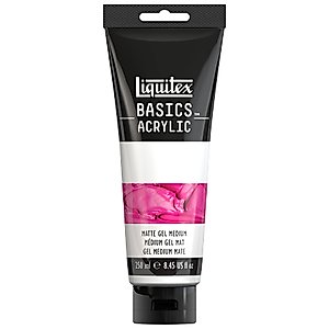 Liquitex BASICS Matte Gel Medium, 250ml (8.4oz) Tube