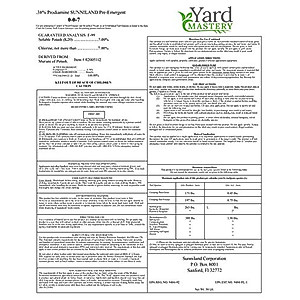 Granular Pre Emergent Herbicide 0-0-7 .38% Prodiamine - 45lbs - Covers 15,000 sq ft, at 3lb per 1,000 sq ft Application Rate