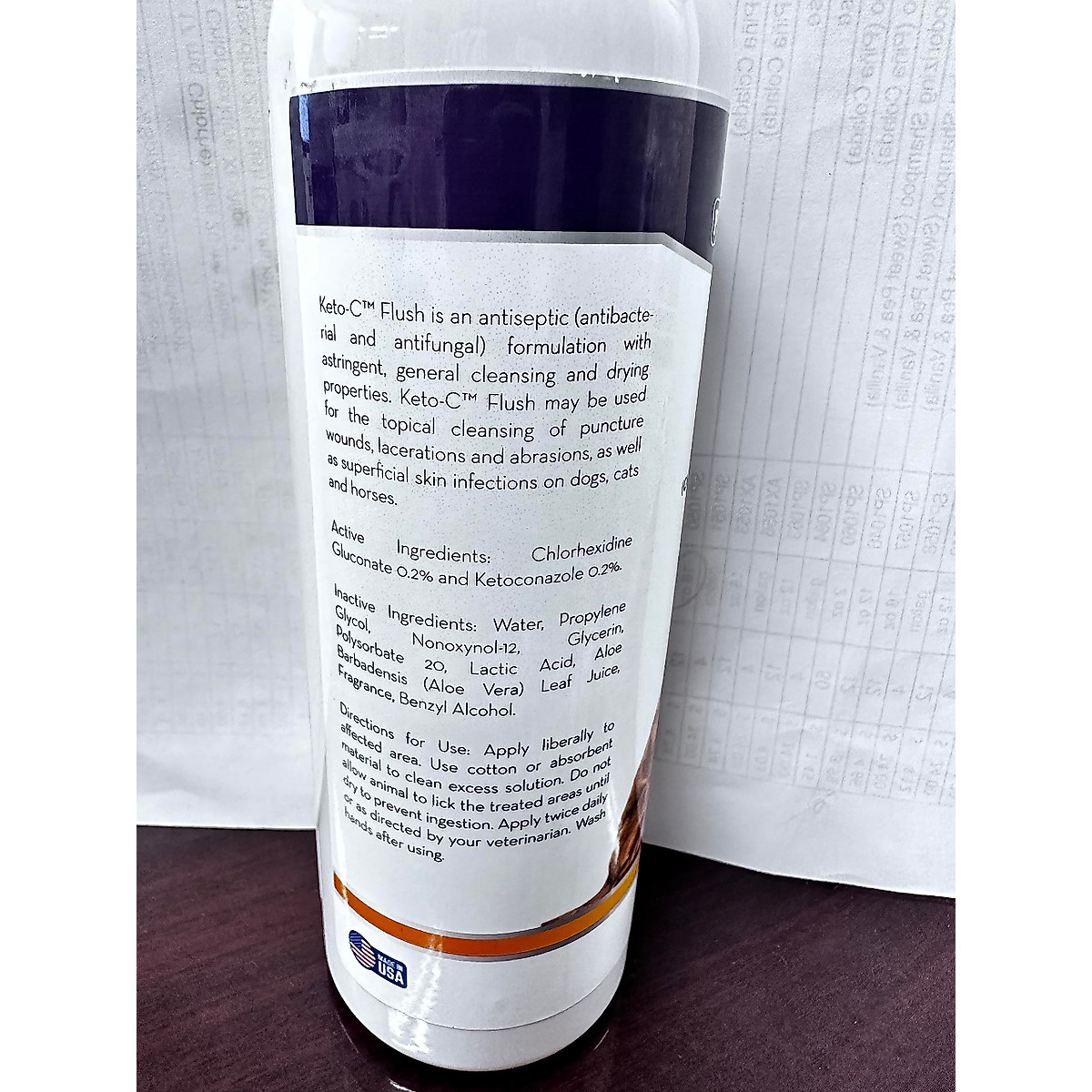 PICCARDMEDS4PETS Keto-Itch Plus Ear Flush 0.2% Chlhxdn + Keto 1% 12oz