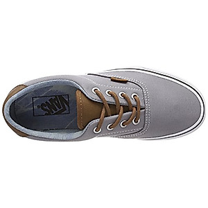 Vans Unisex Low-Top Sneakers, Grey ((C/Yellow) Frost Gray/Acid Denim Q70), 12 US Women