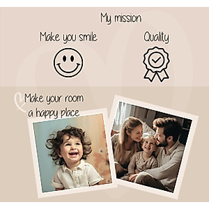 Lavema Nursery Wall Art Animals Neutral Decor - Posters (8 x 10 Unframed) - Cute Safari Prints for Kids Baby Room Decor - Jungle Animals Picture Set, beige