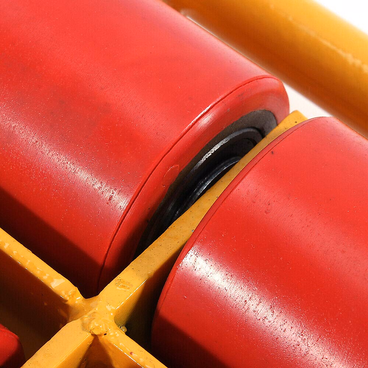 Heavy Duty Machine Dolly Skate Machinery Roller Mover Cargo Trolley 6 Ton 13200lb, with Steel Rollers Cap 360 Degree Rotation Rotating Cover Mobile Equipment