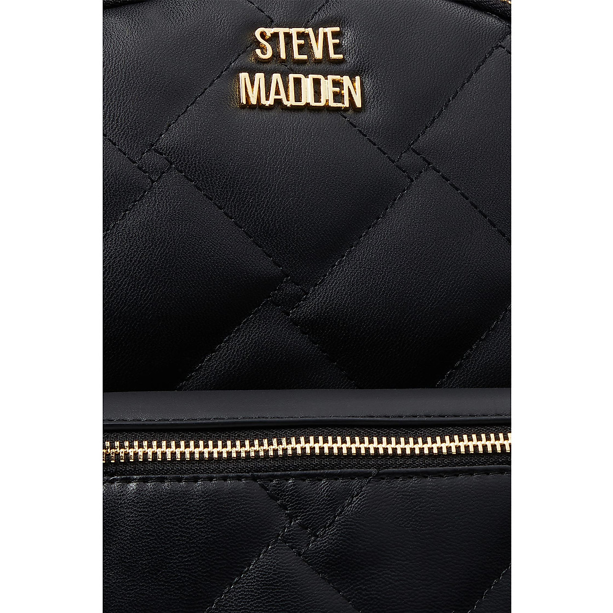 Steve Madden Trapper Quilted Backpack Black One Size