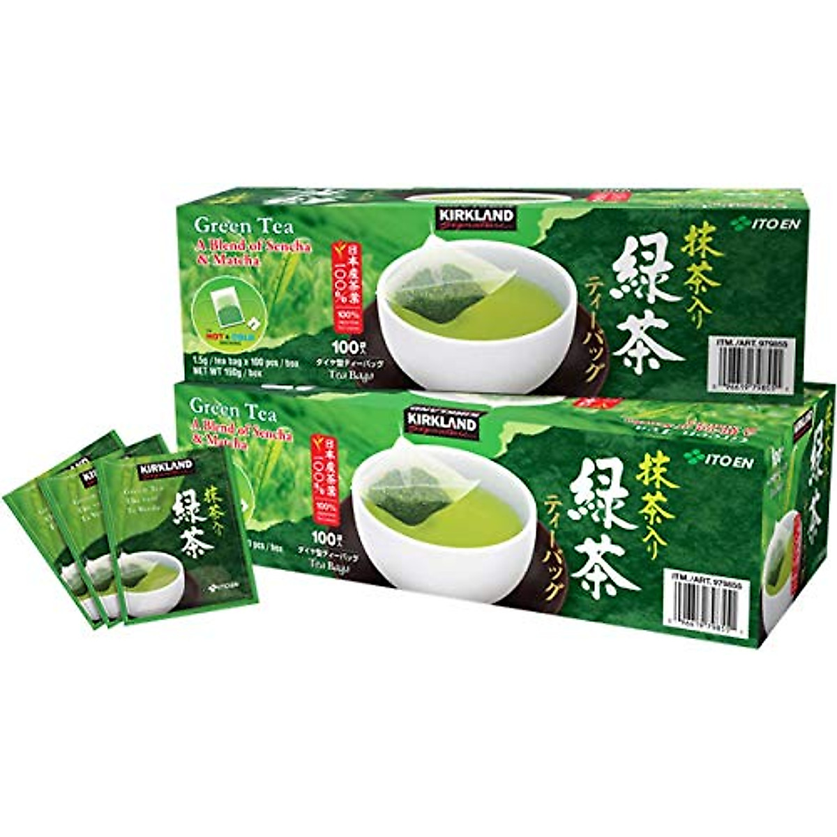 Kirkland Ito En Matcha Blend Japanese Green Tea-200 ct 1.5g tea bags