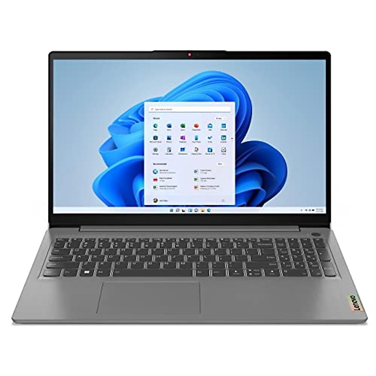 Lenovo 2023 IdeaPad3 15.6" FHD IPS Laptop PC AMD 6-Core Ryzen 5 5625U Radeon 7 Graphics 8GB DDR4 256GB M.2 NVMe SSD HDMI WiFi AX USB-C Backlit KB Fingerprint Grey Windows 11 Home w/ RE USB