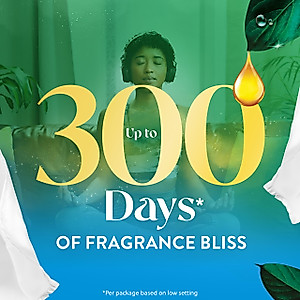 Air Wick Plug in Scented Oil Refill, 5ct, Fresh Linen, Essential Oils, Air Freshener