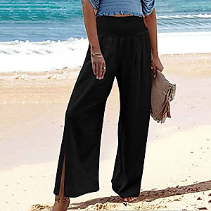 Womens Capri Joggers fold Over Yoga Pant Wide Leg Womens Pants Comfy Lounge Pants Women Underwear Women Womens White Capri Pants Wide Leg Black Pants