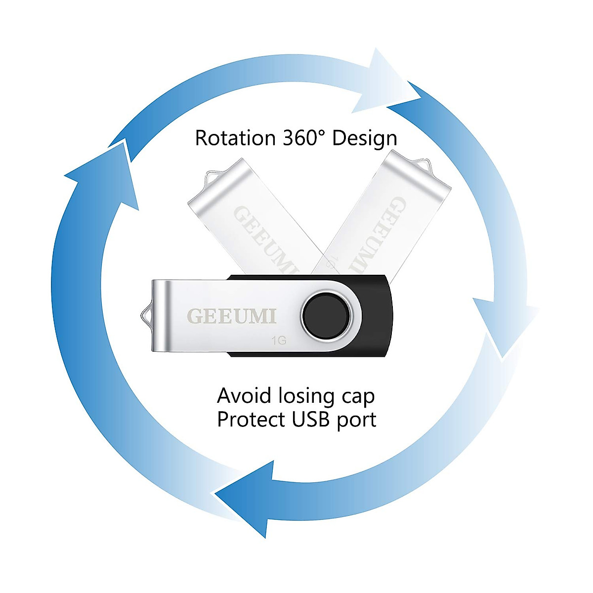 Wholesale Bulk USB Flash Drives 8GB USB Drive 50 Pack 8G Thumb Drive,GEEUMI USB Multipack Memory Stick,Data Storage Portable Jump Drive Zip Drive with Keychain