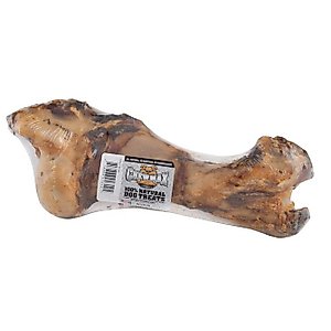 CHEWMAX Dino Beef Bone. Long Lasting Mammoth Dog Bones for Aggressive Chewers, Rawhide Free Healthy Dog Treat, Large Bones, Digestible Dog Chews