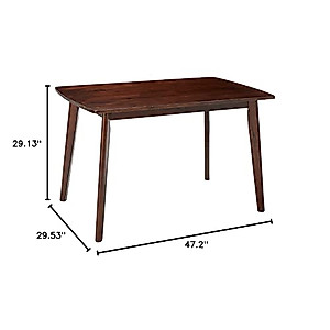 Winsome 94848 Shaye Dining Table, Walnut, 47.2x29.53x29.13