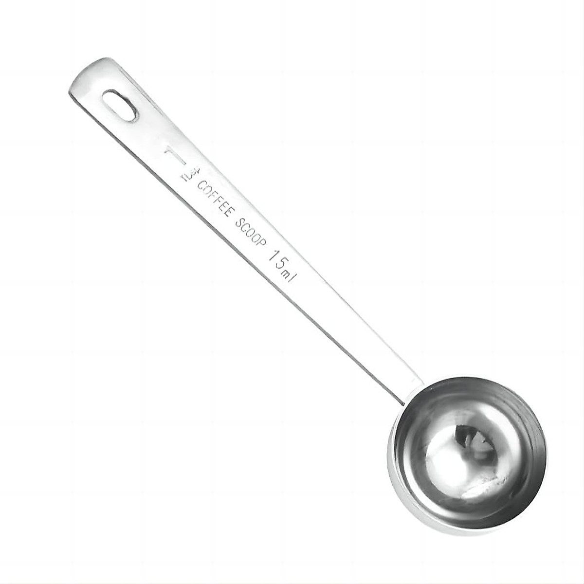 IZELOKAY 401 Coffee Scoop, Stainless Steel 1 Table Spoon