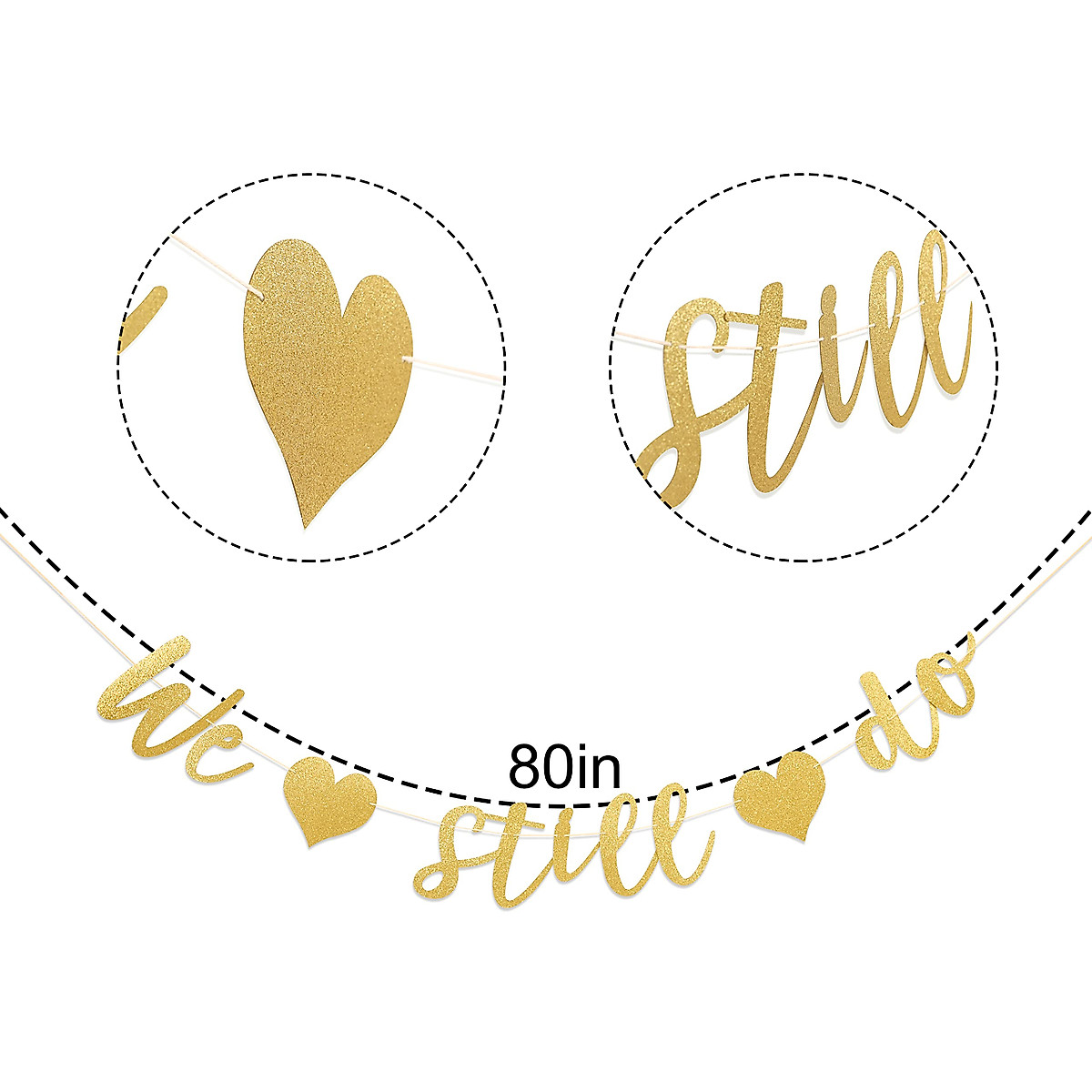 we still do banner - Bridal Shower Banner Decorations, wedding anniversary party decorations engagement banner,bride banner Party decorations